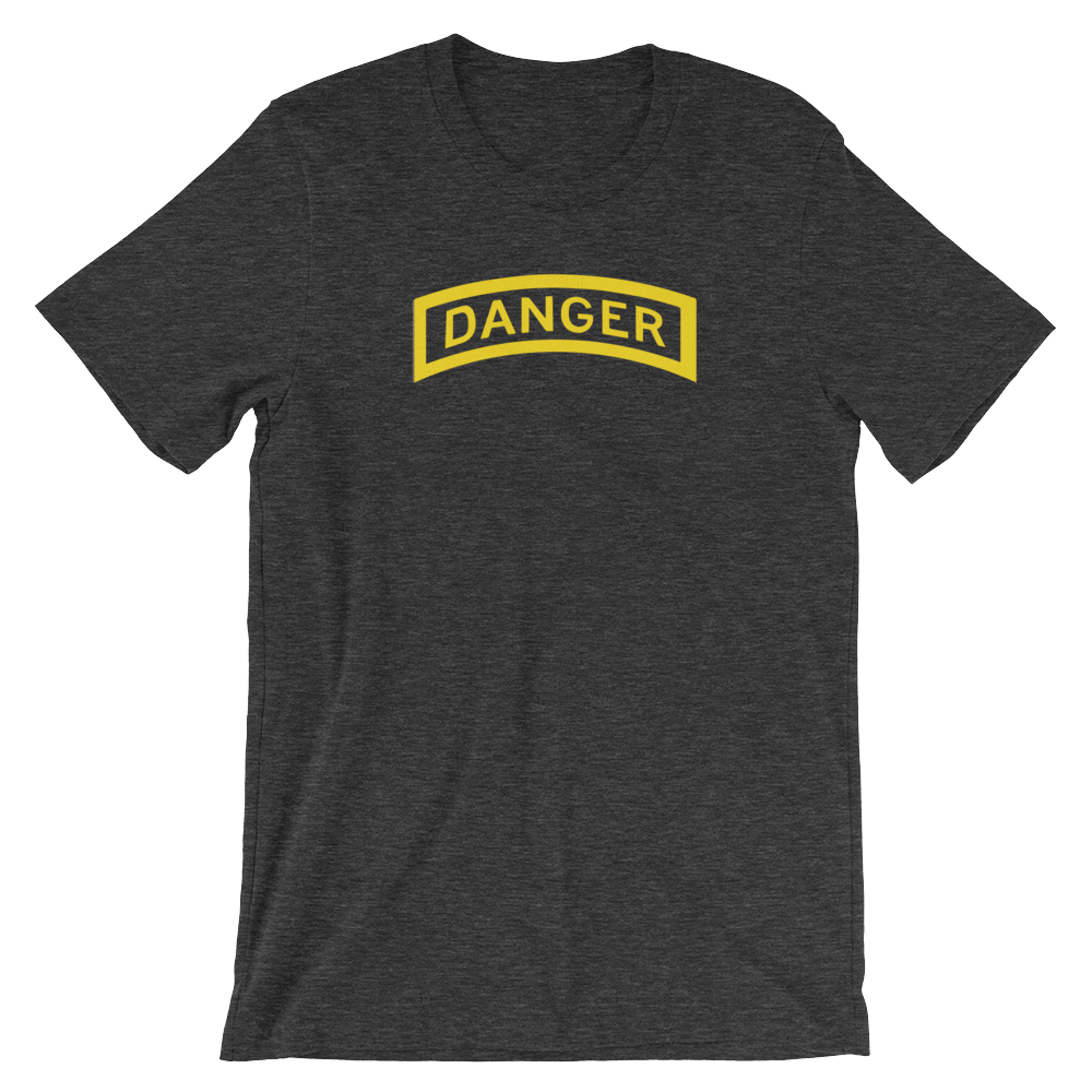 Danger Tab T-Shirt - Hot Brass